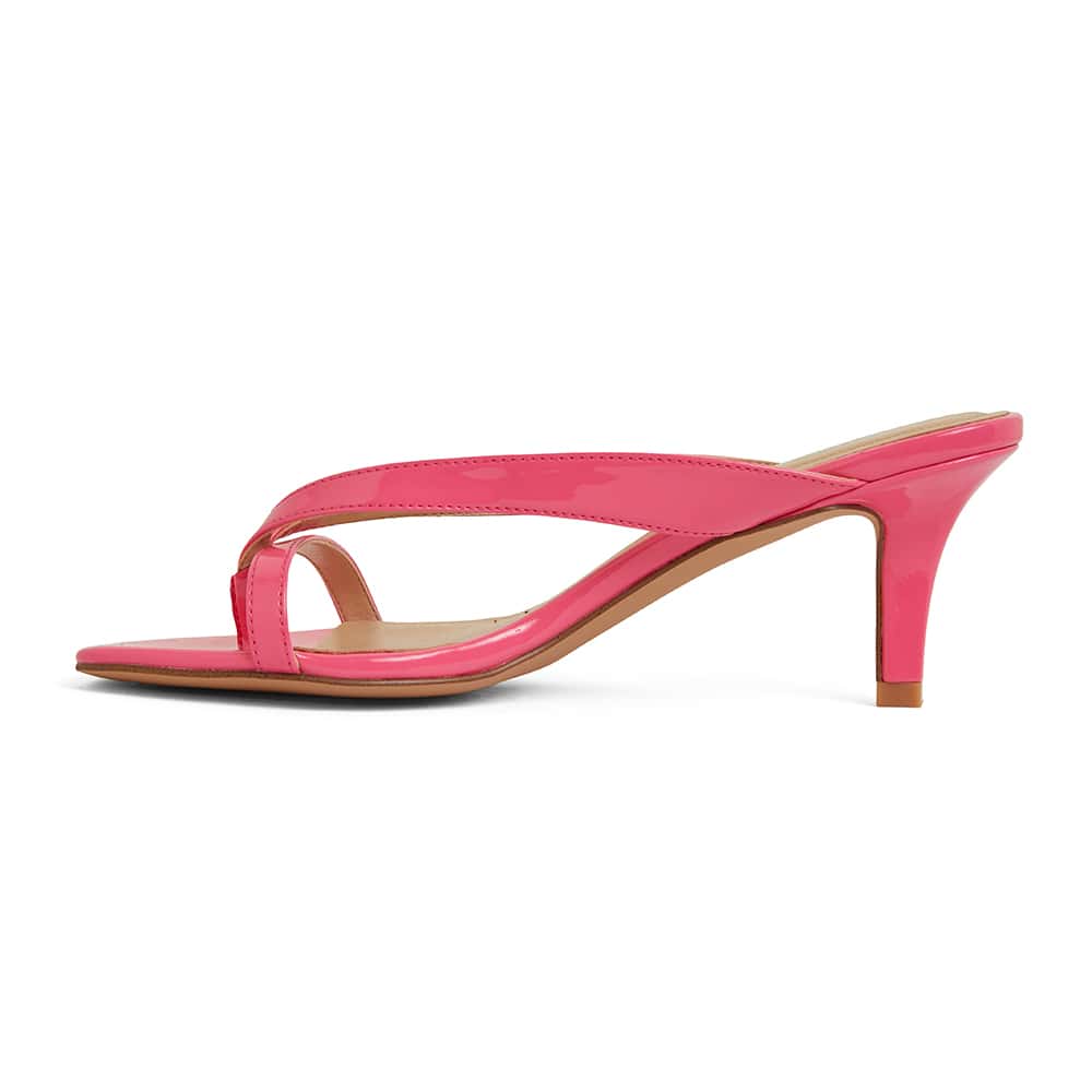 Madrid Heel in Pink Patent Patent | Sandler | Shoe HQ