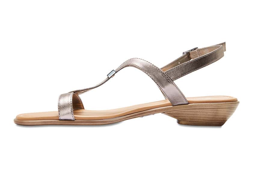 Sandler | Sasha Slide in Pewter Leather