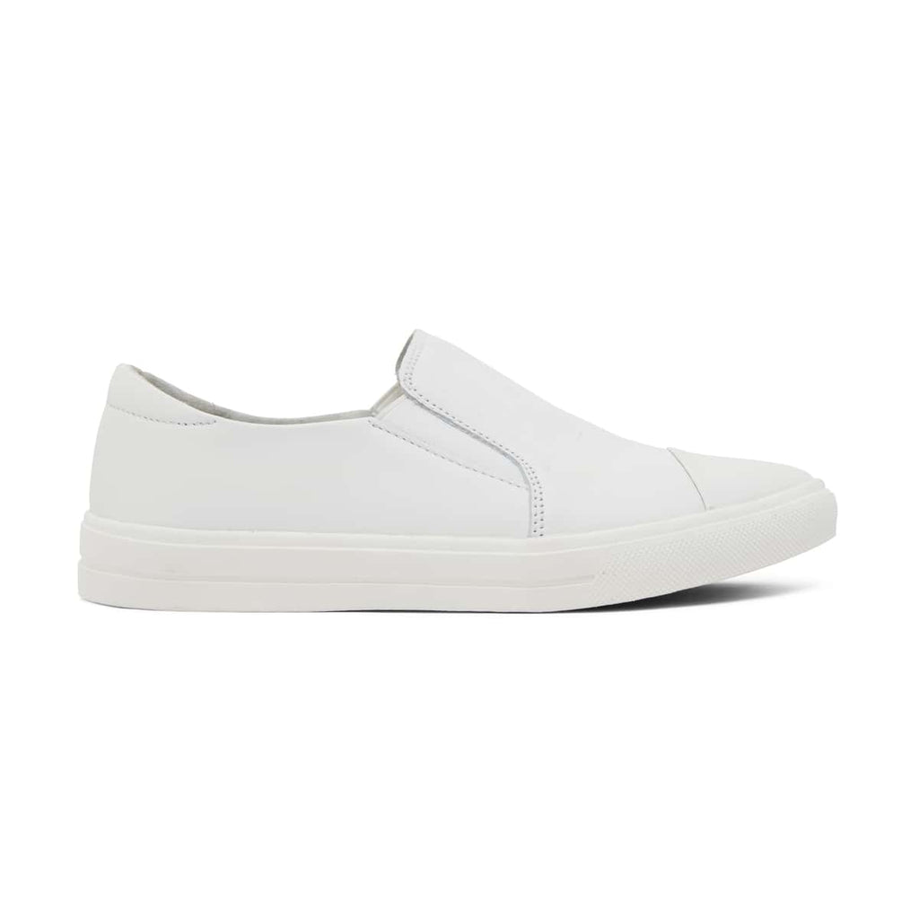 Tandem Sneaker in White Leather | Sandler | Shoe HQ