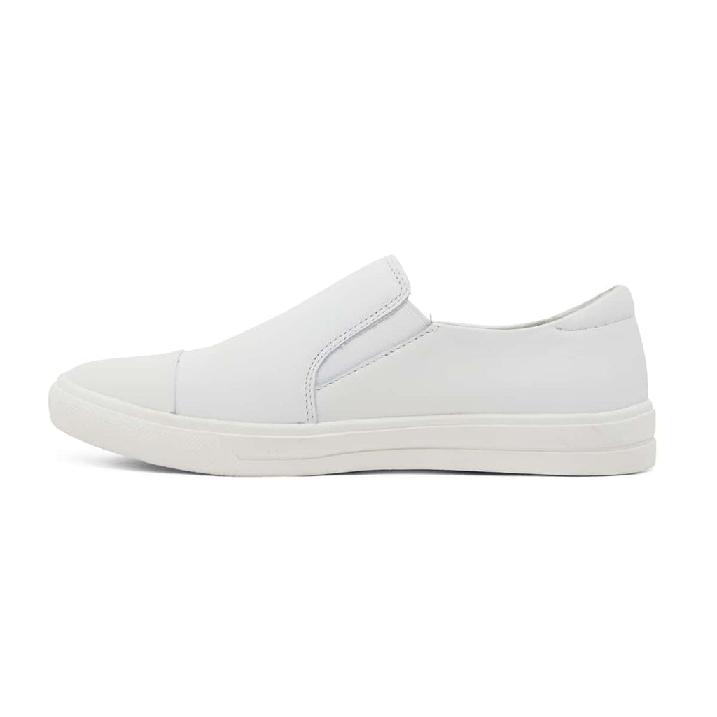 Tandem Sneaker in White Leather | Sandler | Shoe HQ