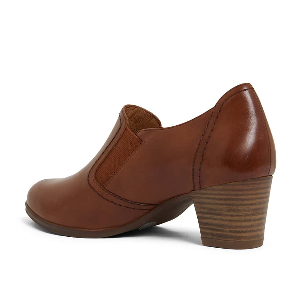 Harris Boot in Mid Brown Leather | Wide Steps | Shoe HQ